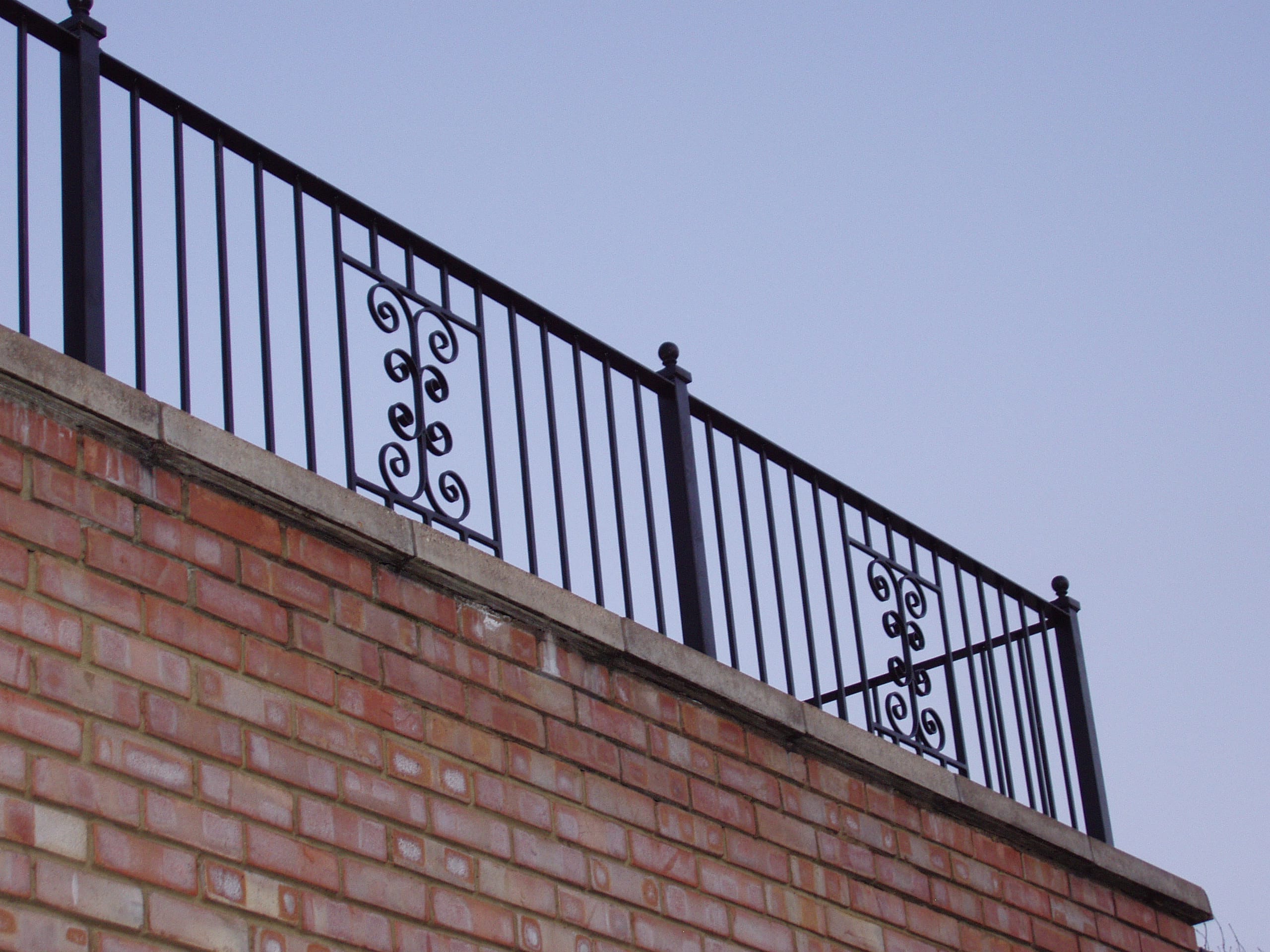 Wall Top Railings in Guildford - RS Engineering